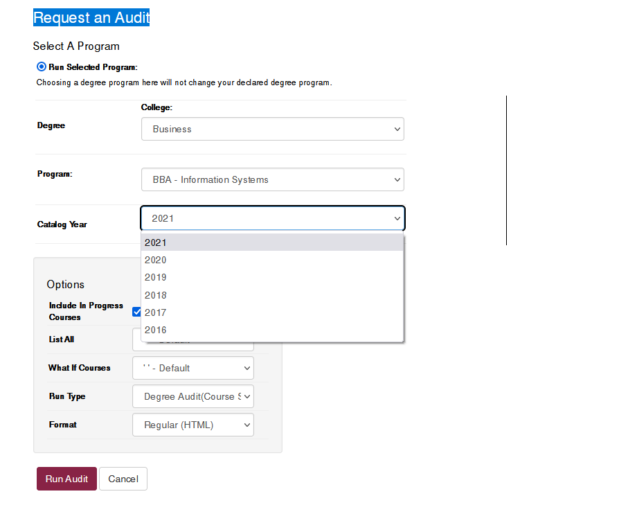 STAR Degree Audit User Guide | New Mexico State University | BE BOLD. Shape the Future.